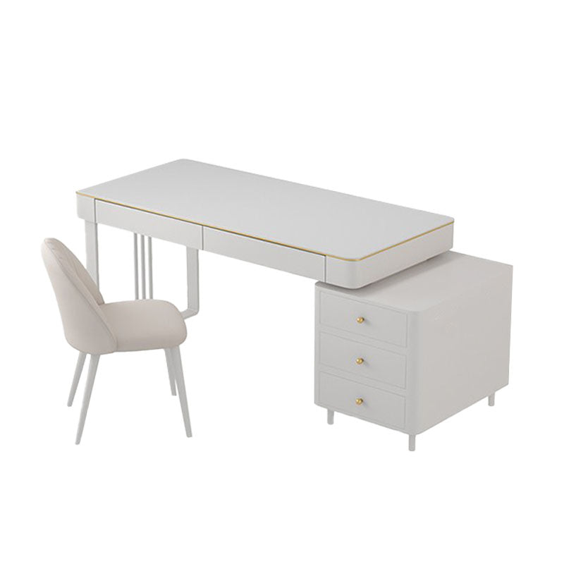 Ingram Office Desk, Sintered Stone – Rit Concept