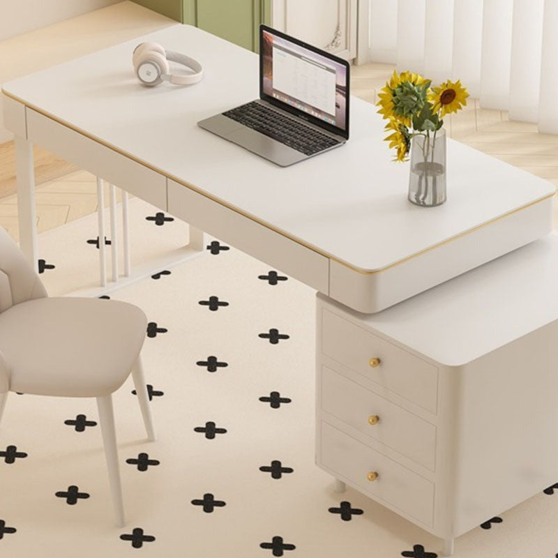 Ingram Office Desk, Sintered Stone – Rit Concept