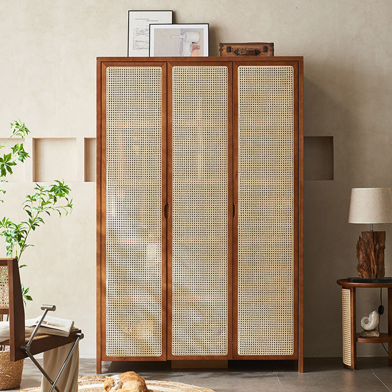 Cameron Rattan Wardrobe, Wood – Rit Concept