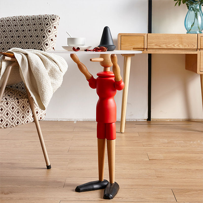 Sleek Grey Side Table – Derby Pinocchio Puppet Design side tables in ...