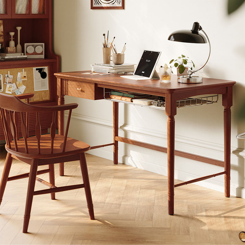 Sarah Office Desk, Cherry Wood – Rit Concept