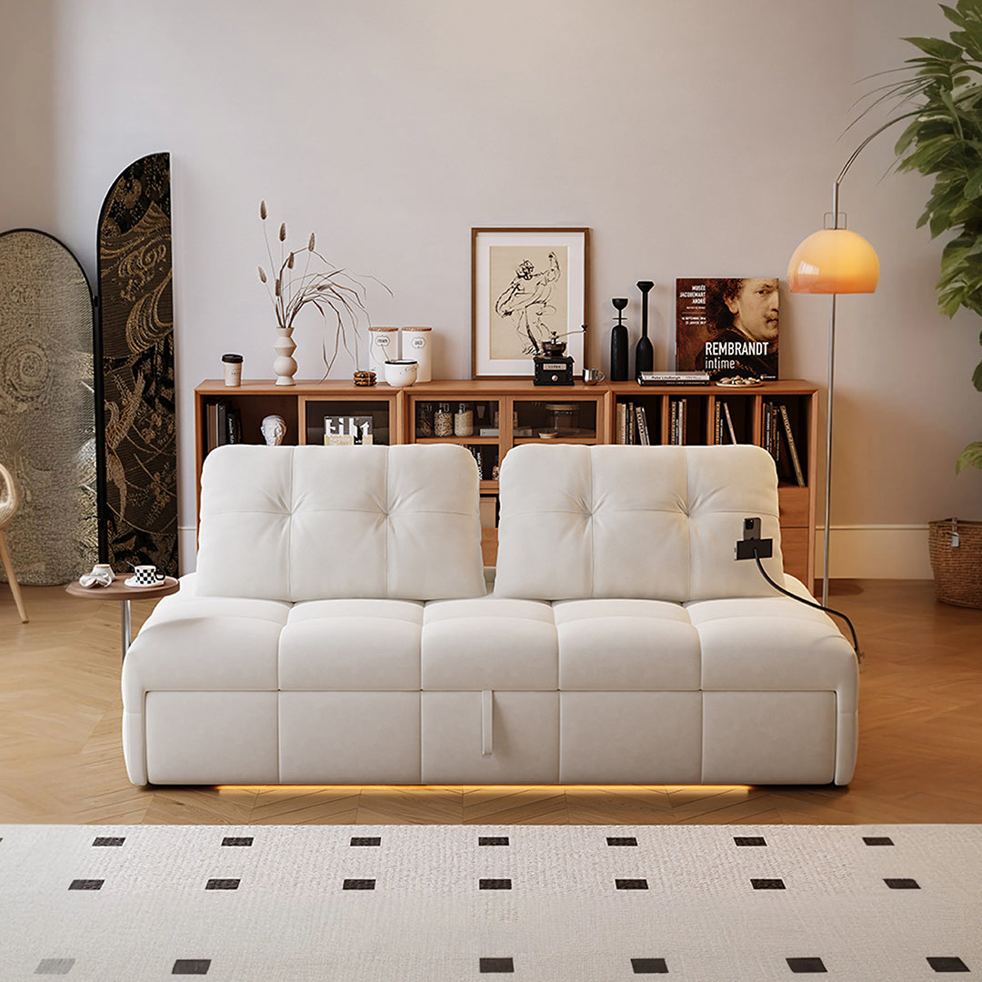 Harris Single Seater, Two Seater Sofa Bed, With Side Table & Smart Pho ...